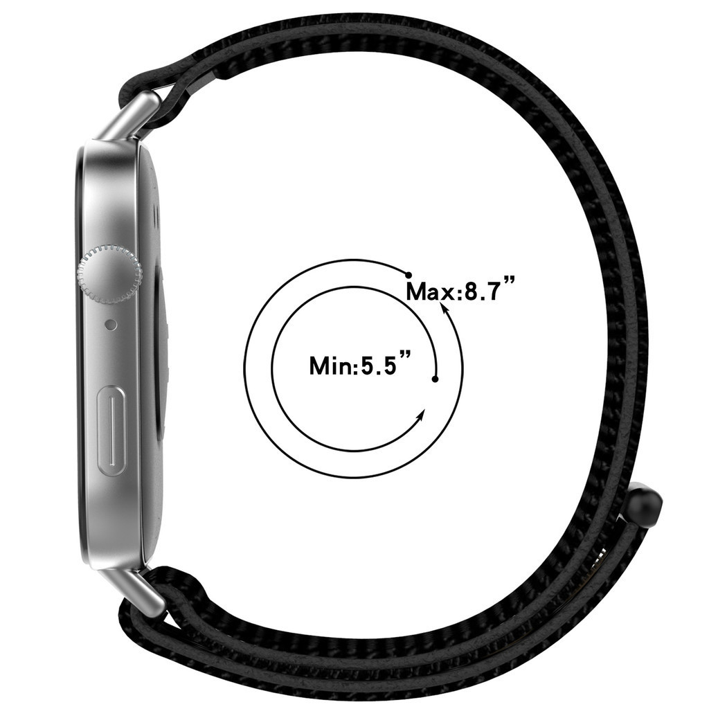 Nylon Sport loop Strap for Huawei watch Fit 3 Smart Watch band Wrist ...