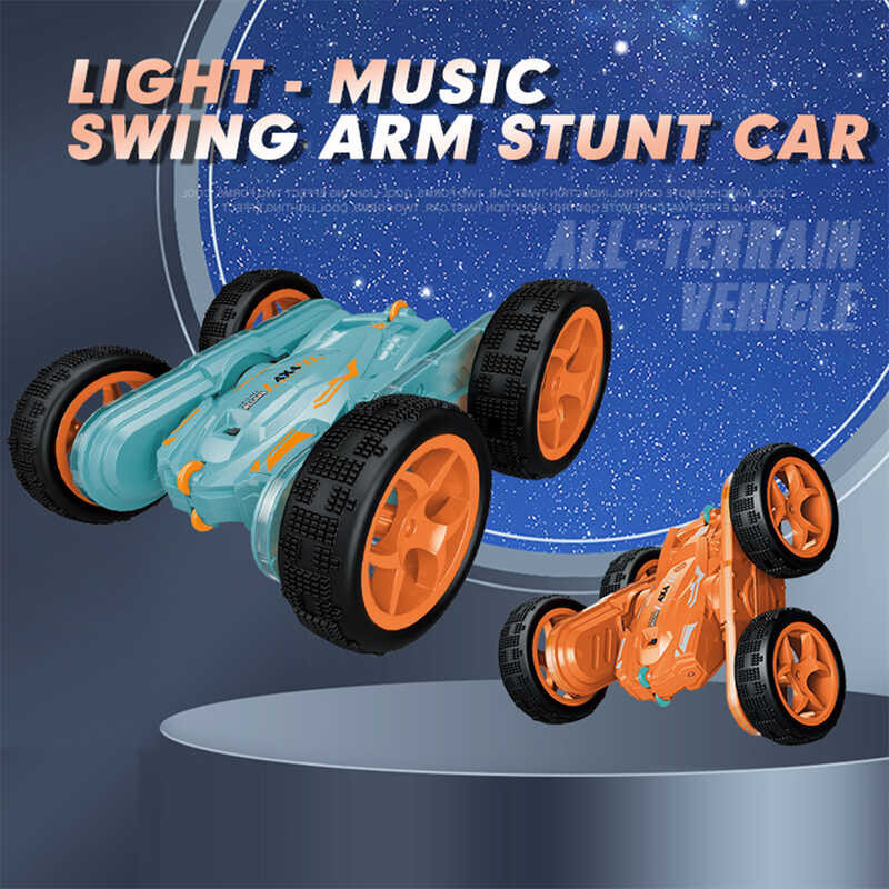 Pinakamabagong High-Tech Mga Remote Control 2.4G Stunt RC Car Double ...