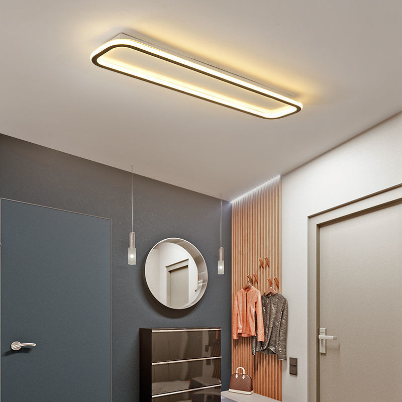 LED Long Ceiling Light Modern Minimalist Strip Cloakroom Aisle Balcony ...