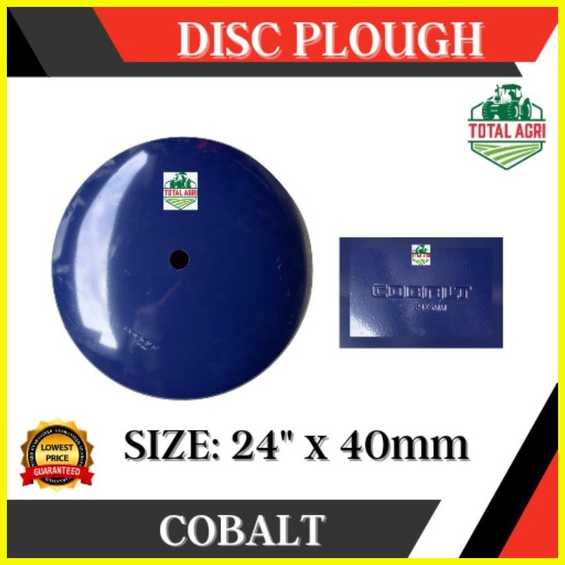 ♒ Disc Plough Plow Harrow 24" x 40mm hole for Kubota Yanmar Tractor ...