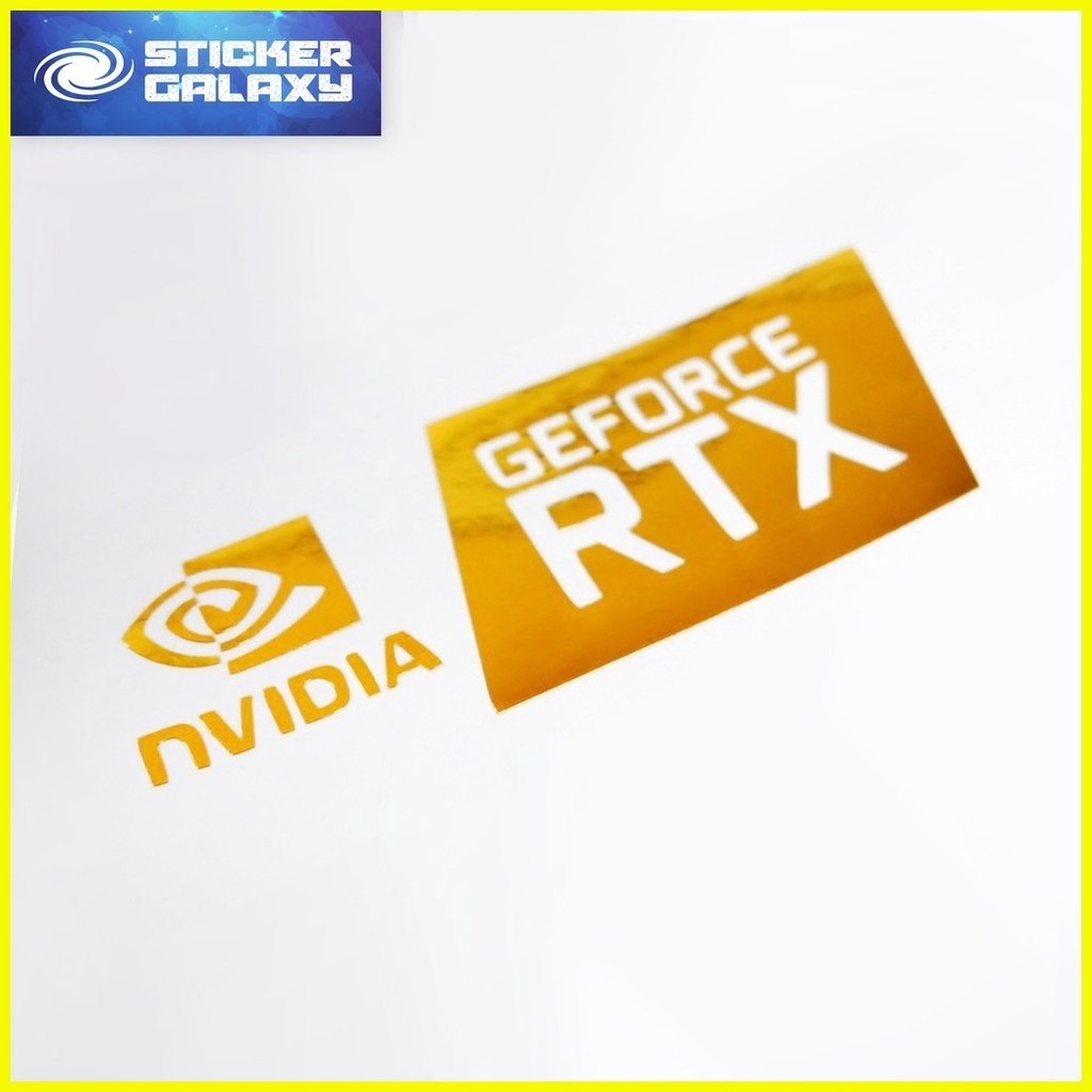 GEFORCE RTX NVIDIA PC gamer vinyl sticker decal for pc case, laptop ...