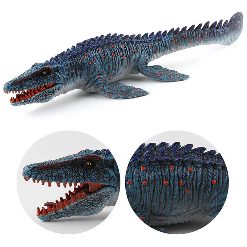 6 Cm Sea King Mosasaur Action Animal Model Dinosaur Dragon Figure Jaw ...