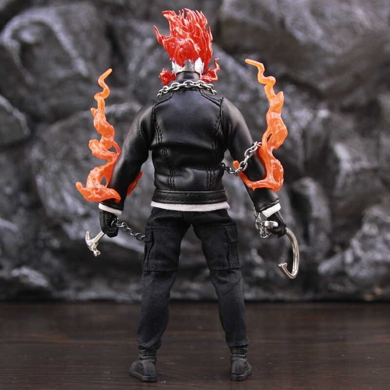 6 Ghost Rider Robbie Reyes Fur Coat 6" Action Figure SHIELD Series 4 ...