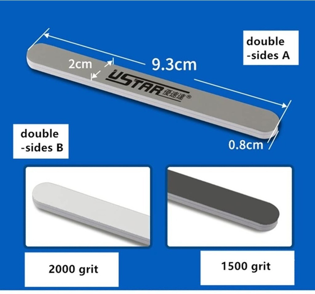 5pcs Ustar Modeling Grinding Tool Polishing Rod For Gundam Model DIY ...