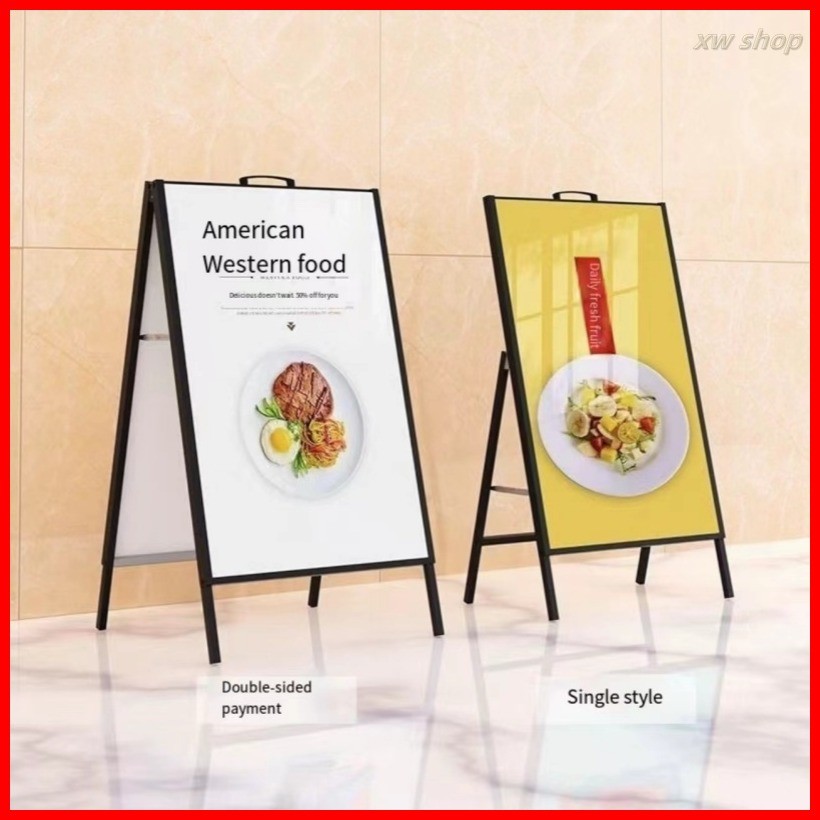 A Type Foldable Stand Signage / Floor Sign Sintra Board Menu Printing ...