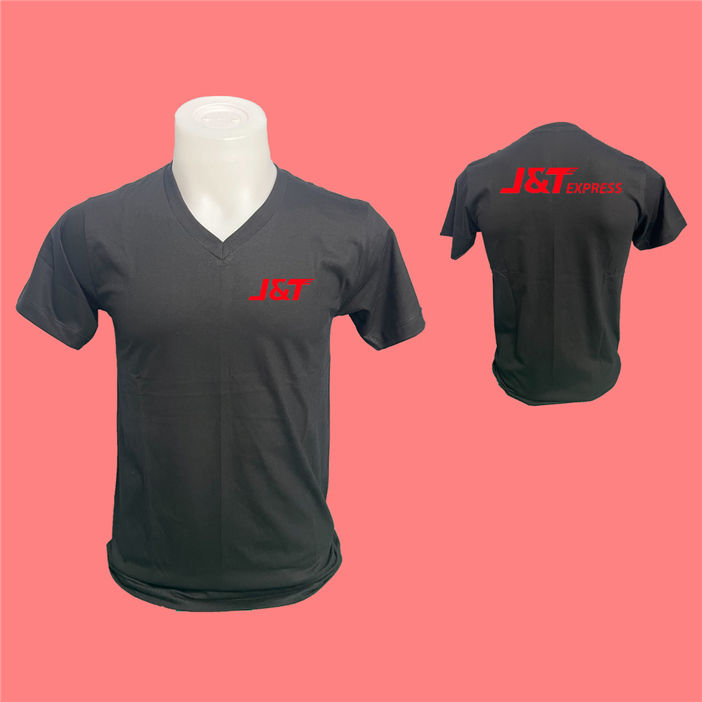 J&T Express JNT Short Sleeve T-Shirt for Delivery Workers Breathable ...