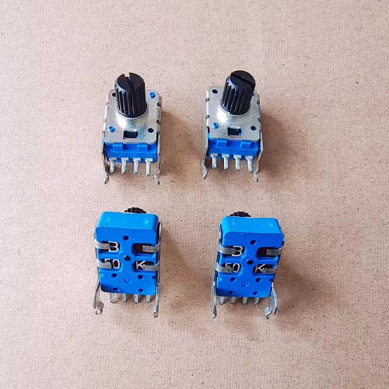 RK12 type single link 4-pin potentiometer B50K B503 with midpoint ...