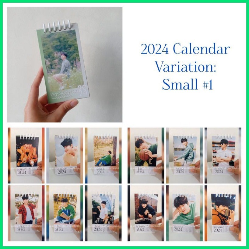 ∮ Kim Seon Ho 2025 Calendar | Oppa Calendar | Kdrama Merch Calendar ...