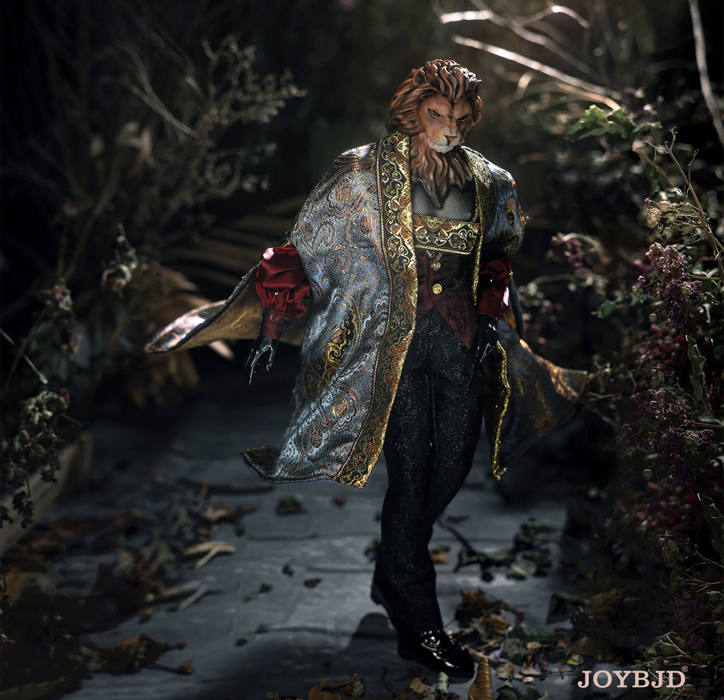 Joybjd Lsaac Animal Bjd Doll 1/4 Full Set with Bailang Body Medieval ...