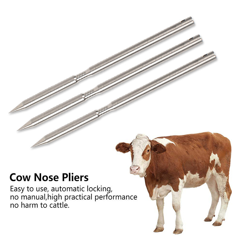 6/9/12mm Stainless Steel Cow Nose Piercing Needle Cattle Breeding ...