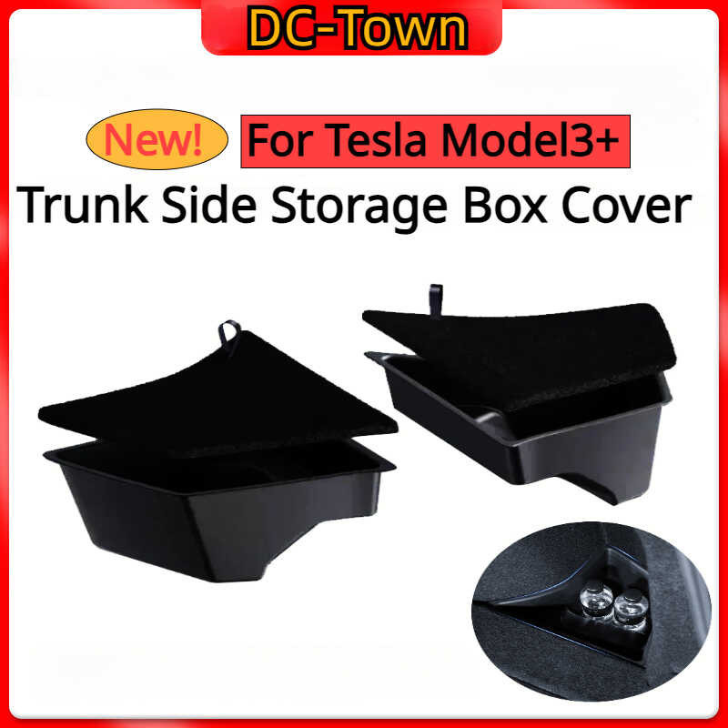 Para Sa Tesla Model 3+ Bagyong Storage Box Lids Organizer Garbage Bins ...