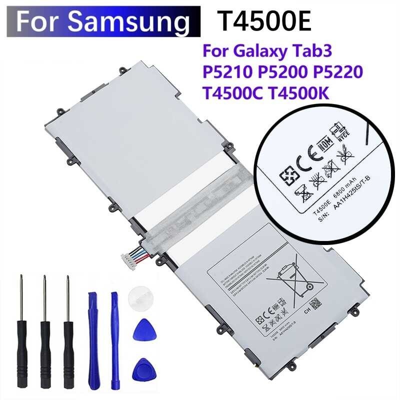 Tablet Baterya Ng T4500e T4500c T4500k Para Sa Samsung GALAXY Tab3 P5210 P5200 P5220 Genuine ...