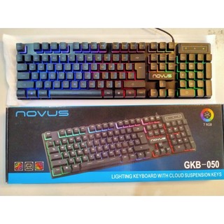 Novus Lighting GKB-050 & GMS-050 Keyboard Mouse Combo | Shopee Philippines