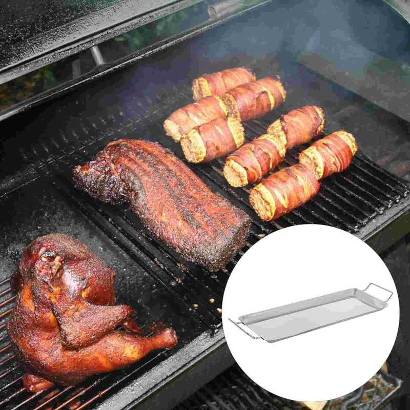 LY Grill Tray Non-Stick BBQ Plate Roasting Pan Bold Fish For Stovetop ...