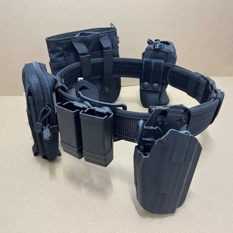 Glock G17 19 22 34 Tactical Belt Set IPSC Competitive P320 Black Riding ...