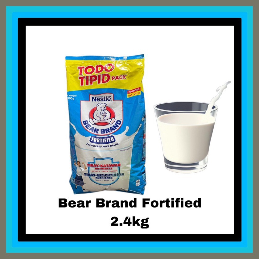 ♈ BearBrand Fortified Powder Milk Drink 2.4kg (Authentic)( with Box ...