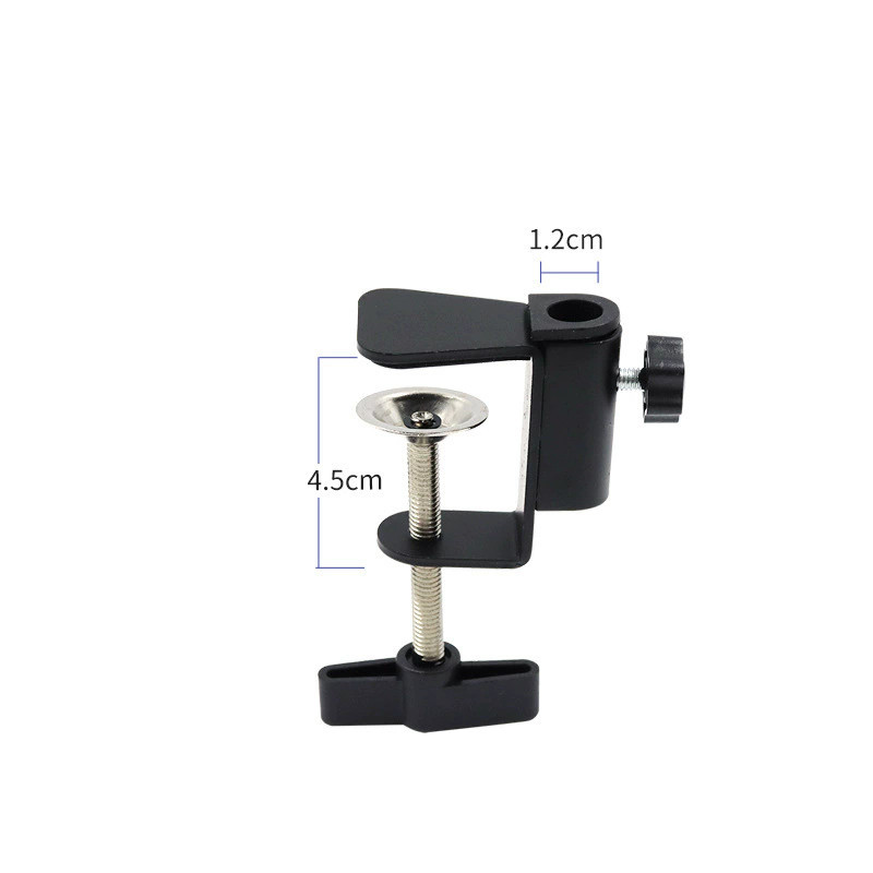 Adjustable Metal Table Mounting Clamp for Mounting Microphone Stand To ...