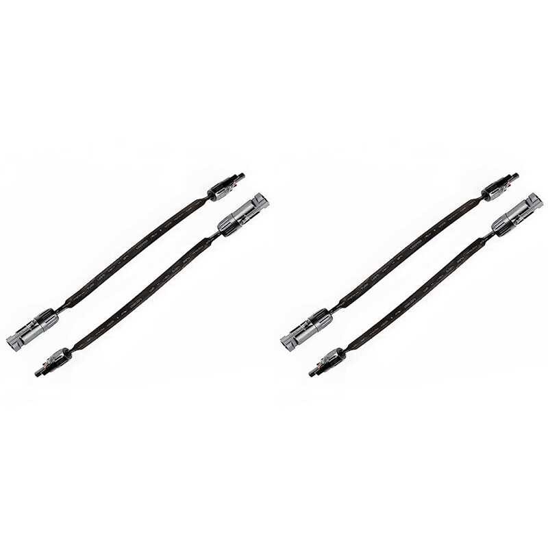 2 Pares Ng Solar Cable Window Feedthrough, 16Inch Flat Solar Panel ...