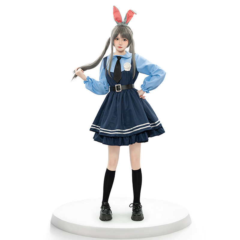 Anime Cosplay Costume Complete Set Real Time Filming of Zootopia's Cos ...