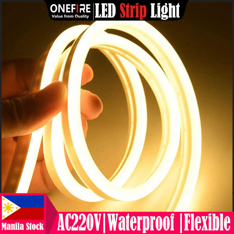 ONEFIRE 10M 15M 20M 30M LED Lights Strip Light 220V Cuttable LED Neon ...