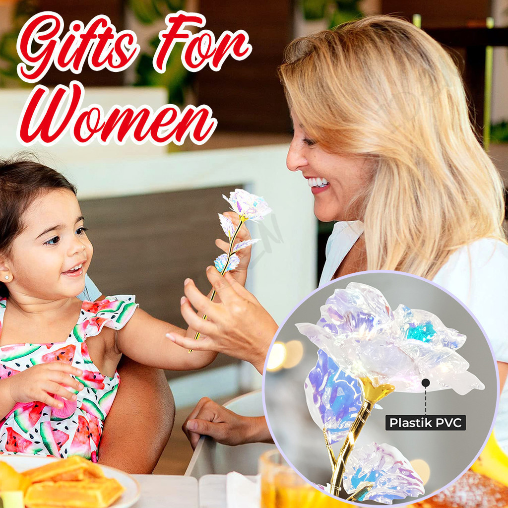 【Glowing Rose】Artificial flower LED Flashing Rose for Valentine's Day ...