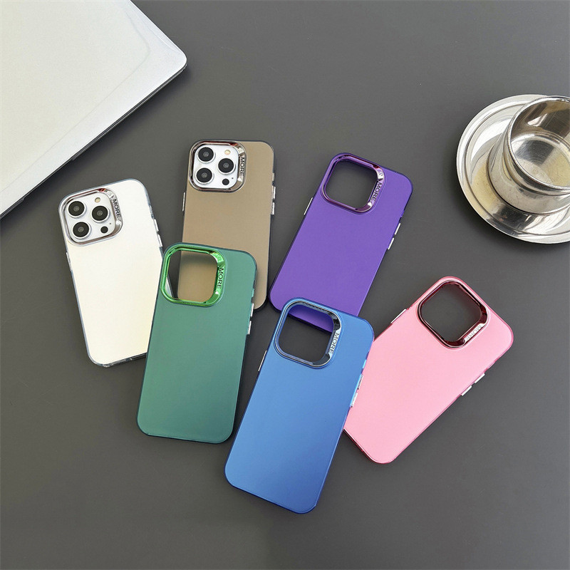 Luxury Laser Matte Anti Sweat Fingerprint Phone Case for Iphone 11 15 ...