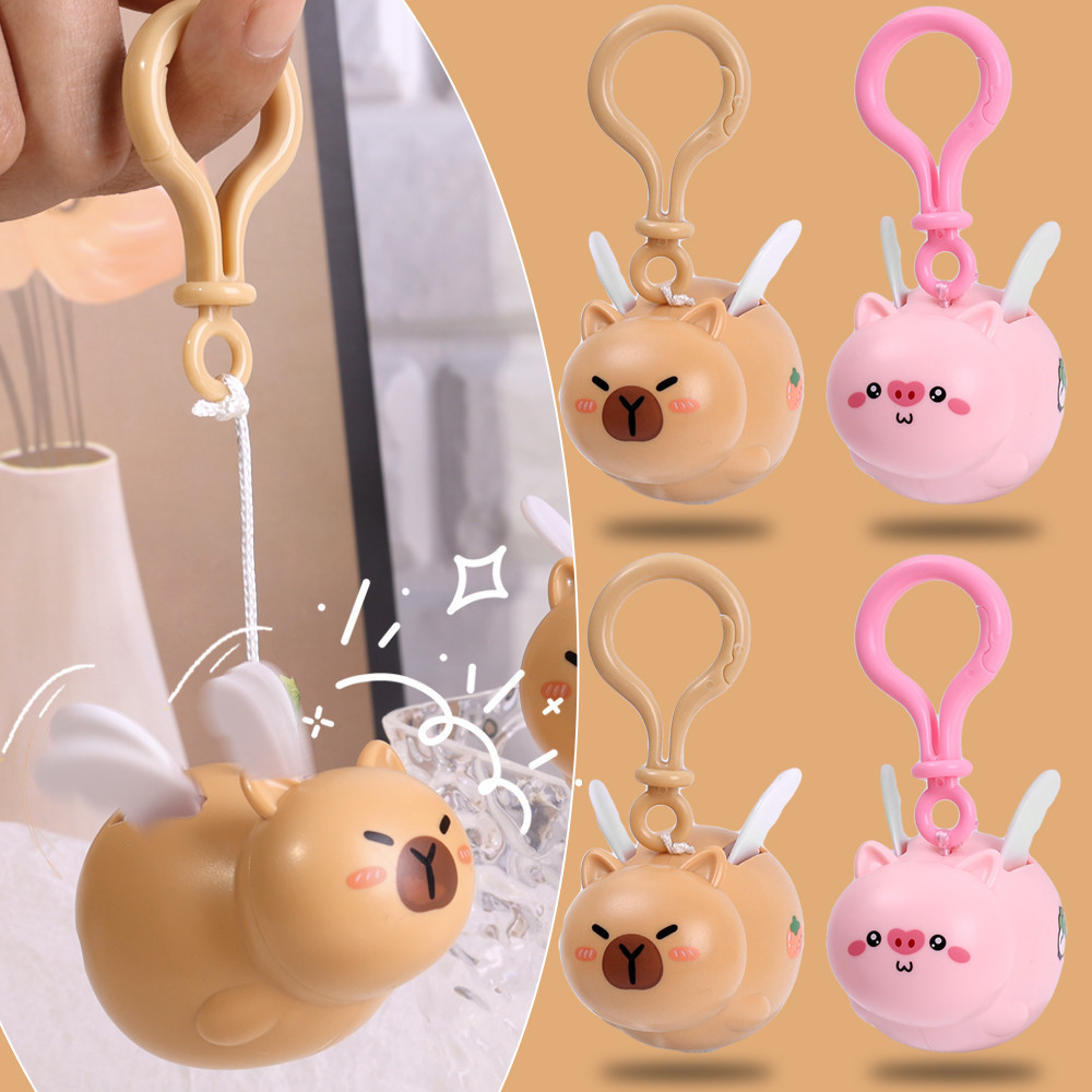 Key Chain Pendant - Flying Capibala Keychain - Creative, Mini, Cute ...