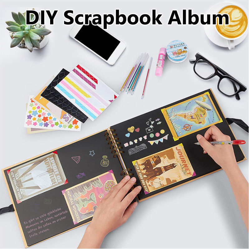 1PC Photo Album Creative Anniversary 30 Sheets Photo Album Scrapbook ...