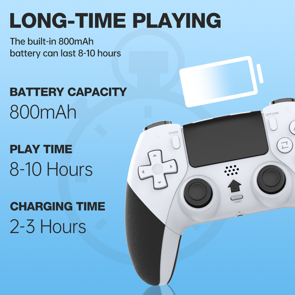 Wireless Bluetooth Controller For PS4 Controller Gamepad For PC ...