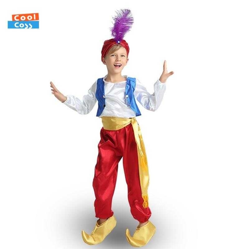 Aladdin Mga Costume Ng Henyo Lamp Adam Prinsipe Fantasia Arabeng Damit ...