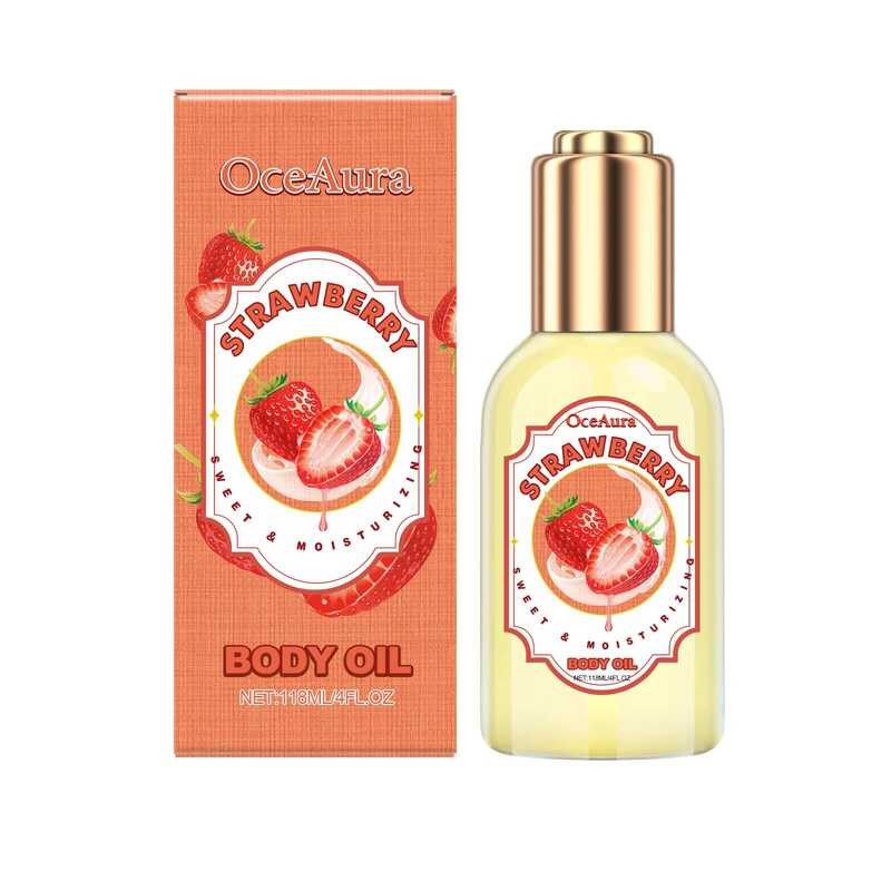 OCEANA Strawberry Flavor Body Moisturizing Care Oil Temperature and ...