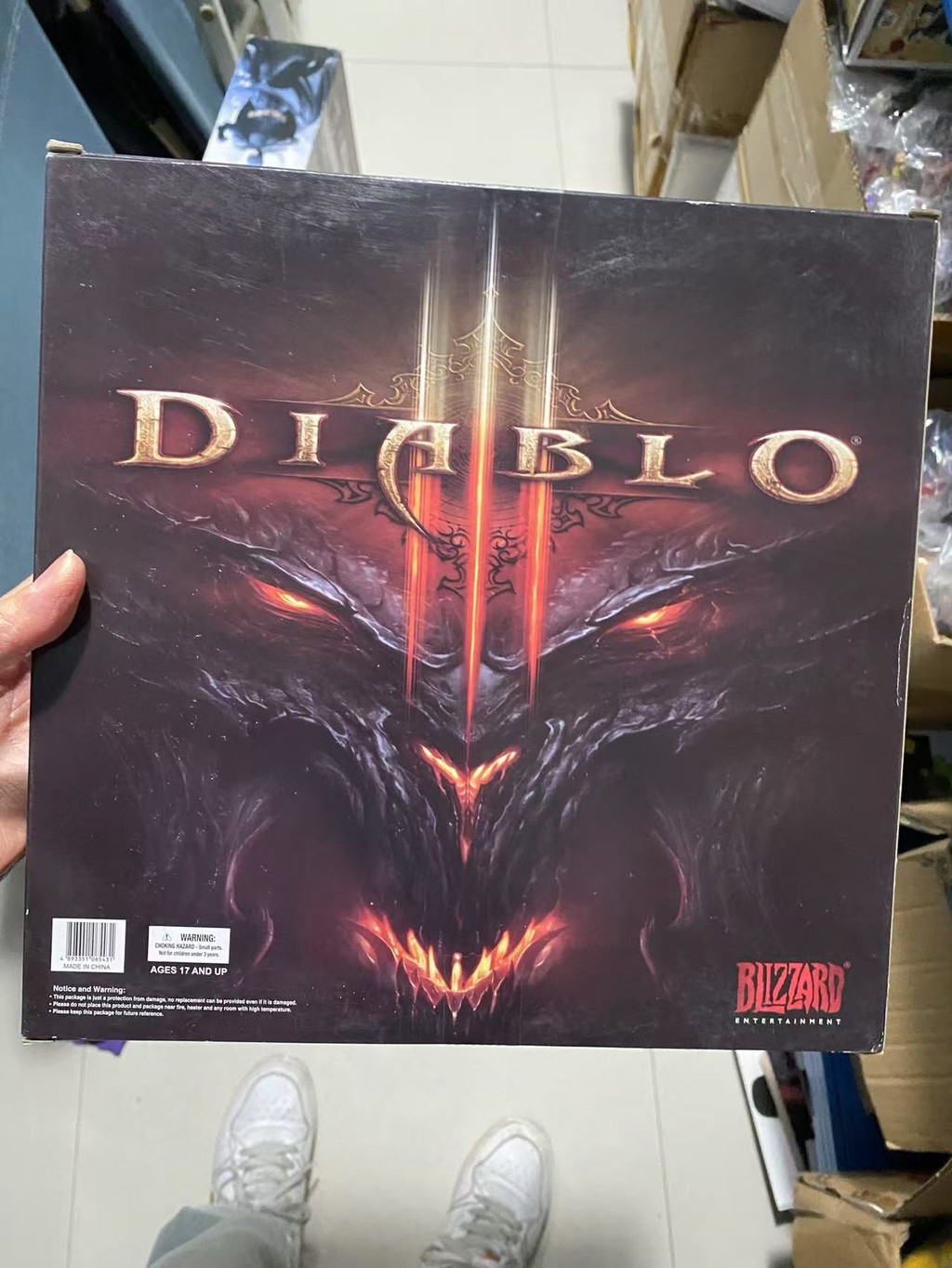 DIA-BLO III Barbarian PVC Action Figure Dia-blo 3 Overthrown Toy 30cm / 12" | Shopee Philippines