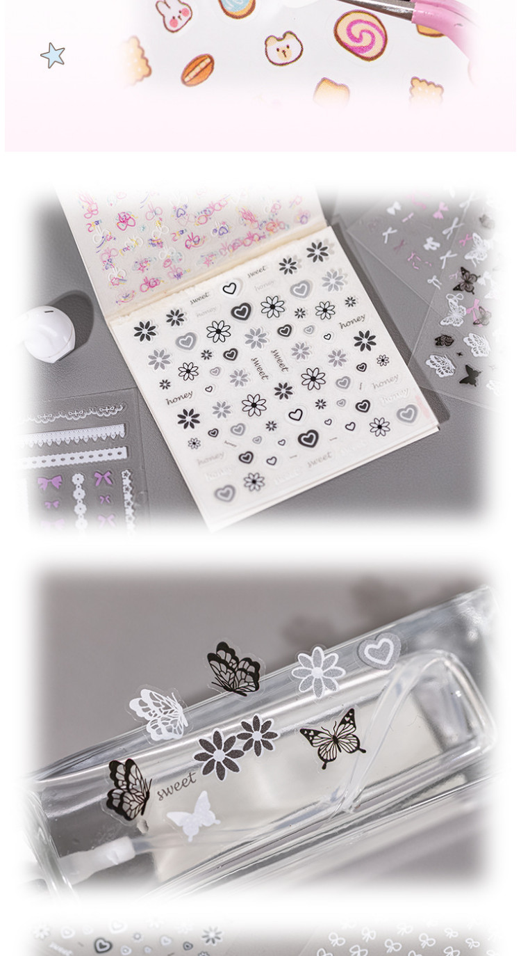 ENWEI 24 Pcs [Dreamweaver Workshop Series] Mini Deco Cartoon Stickers ...