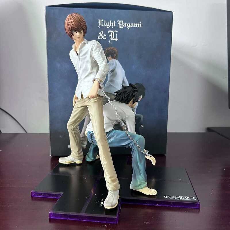 Anime Death Note L Lawliet Figure Light Yagami Action Figure Movie Role ...