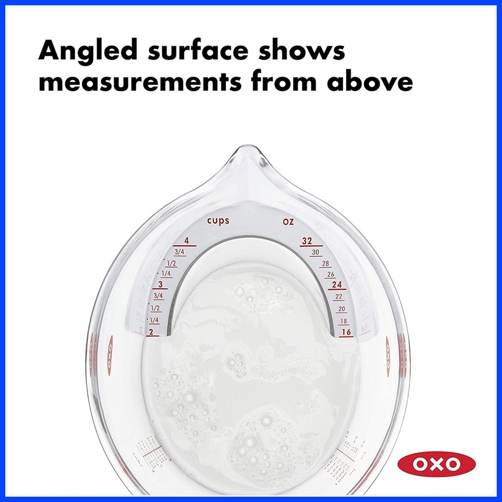OXO Houseware Good Grips 4-Cup Angled Measuring Cup | Shopee Philippines