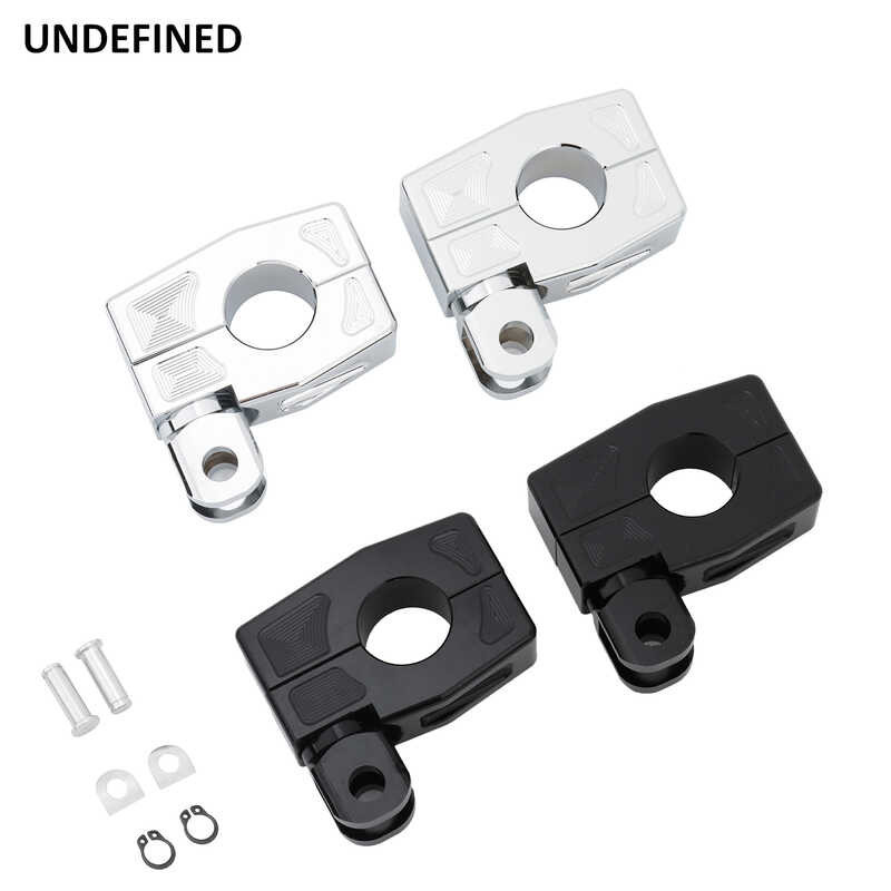 Motorcycle Adjustable Footpegs Mount Kit Highway Pegs Engine Guard ...