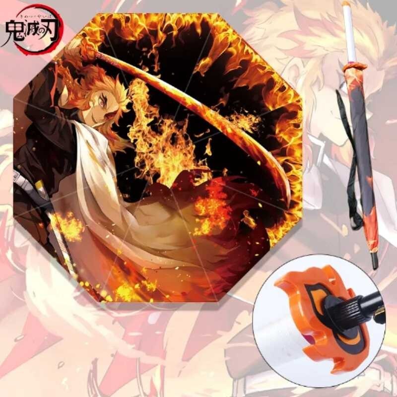 No Yaiba Kimetsu Rengoku Kyoujurou Giyuu Cosplay Katana Sword Parasol ...