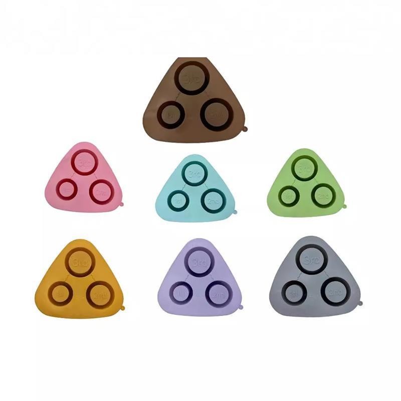 Triangle Ice Cube Tray for Stanley Cup Easy-Release Silicone 3 Hollow ...