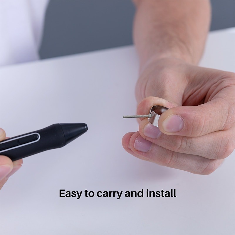 10pcs Huion Felt Nib Replacement Nibs for Digital Stylus PW517 Stylus ...