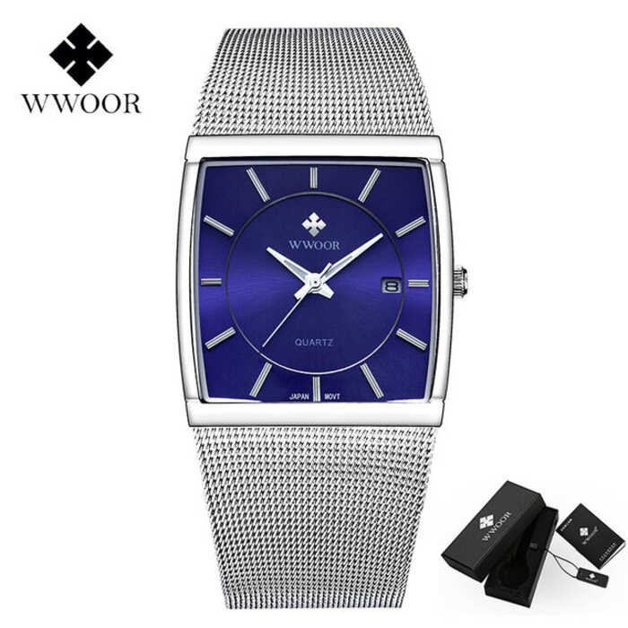 Newest WWOOR Waterproof Original · Formal Sports Watch For Men With ...