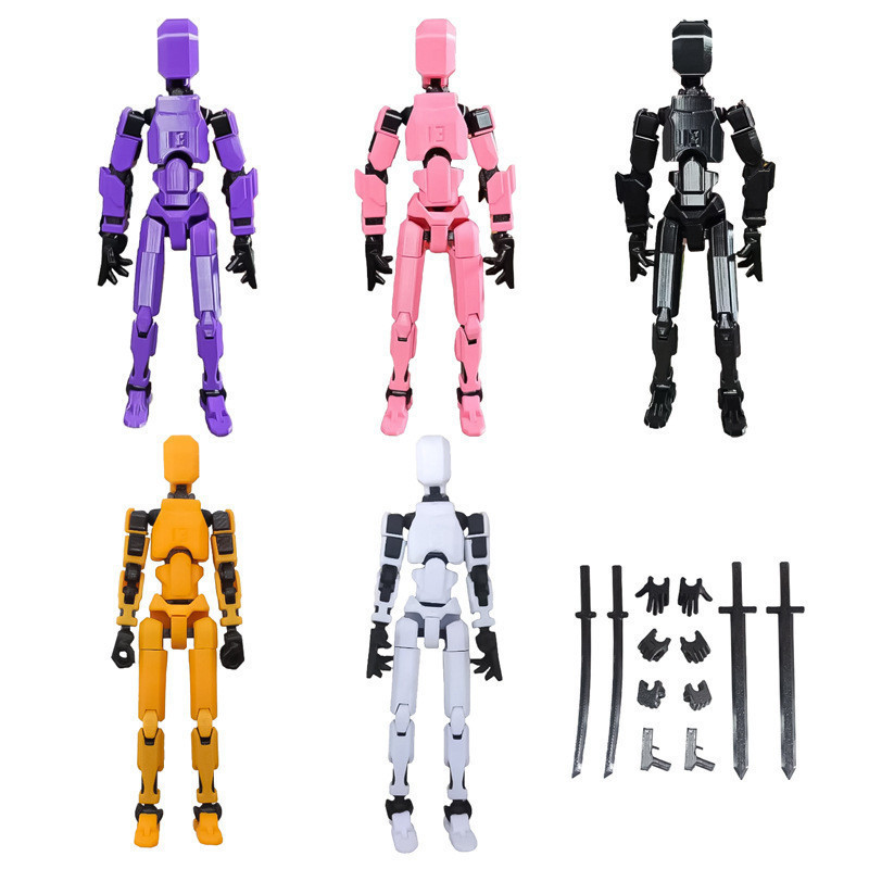 Dummy 13 Multi Joint Action Figure 3d Print Lucky 13 Action Figure ...