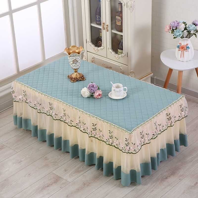 Makapal Na Bagong Fabric Anti-Slip Table Ng Kape Tabla Dust Rectangular ...