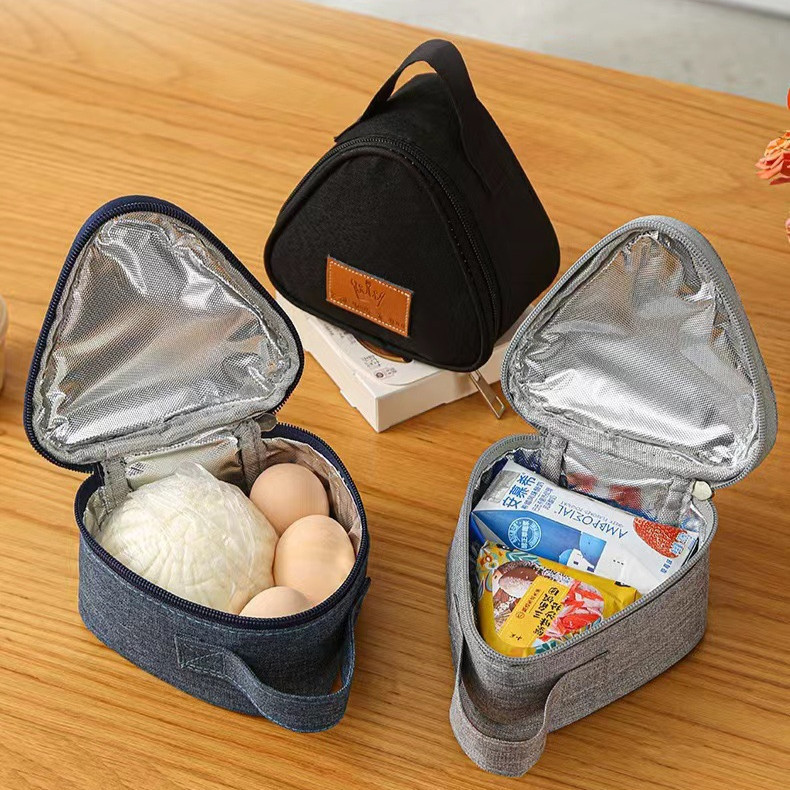 Oxford Triangle Lunch Bag for Working Students Milk Sandwich Egg Bento ...