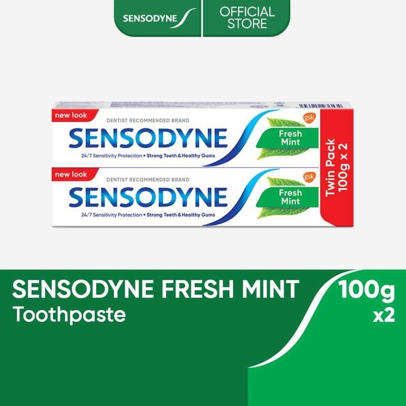 2025 Sensodyne Mint Toothpaste 100g [Twin Pack] para sa Proteksyon ng ...