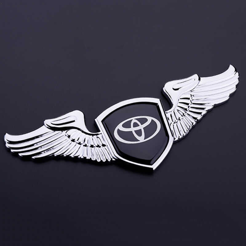 © 3D Wings Car - Front Hood Emblem Cover Auto Tail Badge Sticker ...