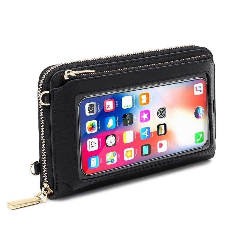 Anti-Theft Touch [Cod] Screen Mobile Phone Bag Mahaba Na Pitaka Ng Mga ...
