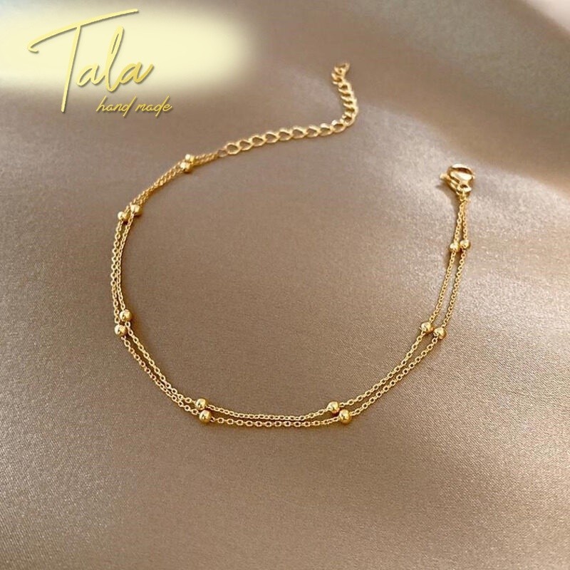 TALA LS Jewelry 18K Bangkok Gold Plated Anklet for women | Shopee ...