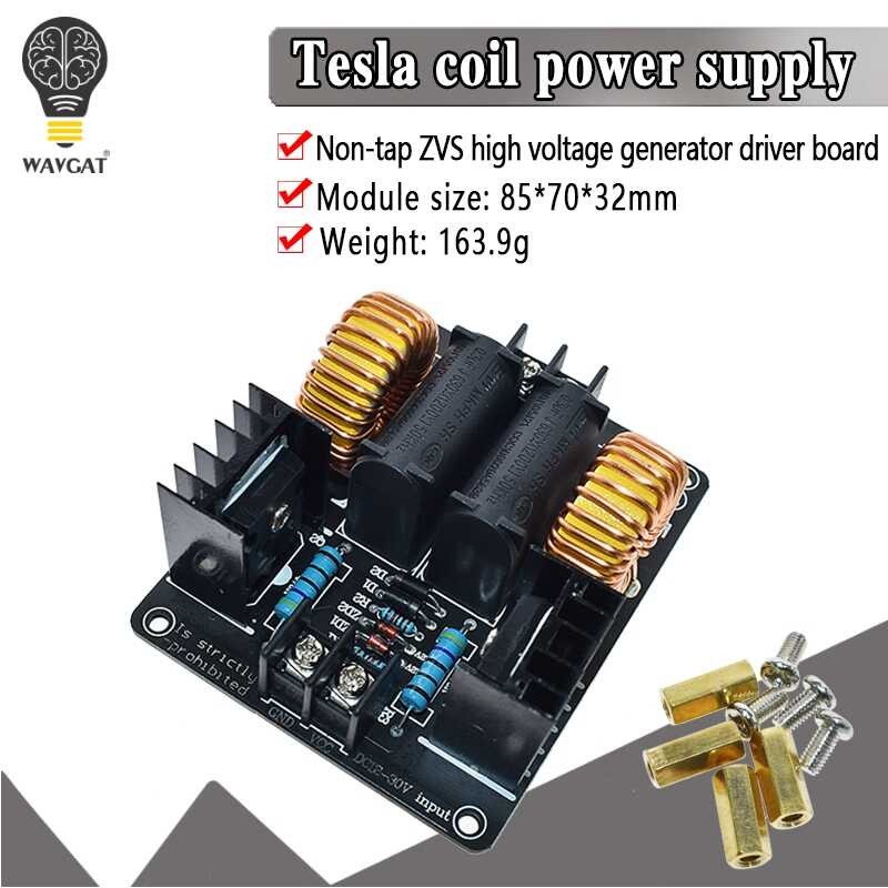20A 1000W ZVS Low Voltage Induction Heating Coil Flyback Driver Large Heat Sink Module Hea ...
