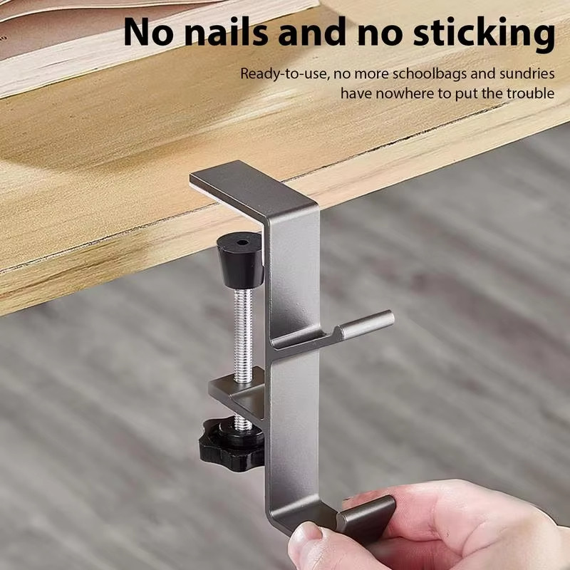 in stock Adjustable Desk Edge Hook Without Punching Office Desktop Edge ...