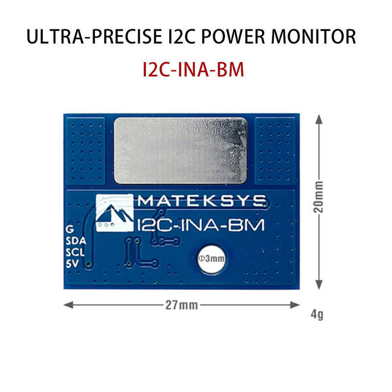 MATEK ULTRA-PRECISE I2C POWER MONITOR I2C-INA-BM 功率监测器 | Shopee Philippines